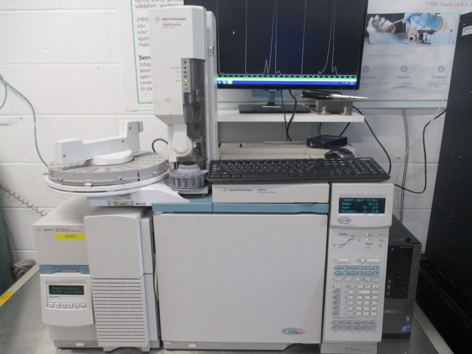 Agilent 5973N MSD with 6890N Network GC Complete System and Computer | eBay