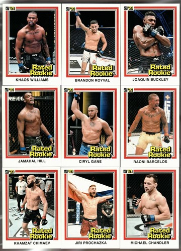 2021 Panini Instant UFC 36-Card Rated Rookie Retro Set RC - Only 1,320 ...