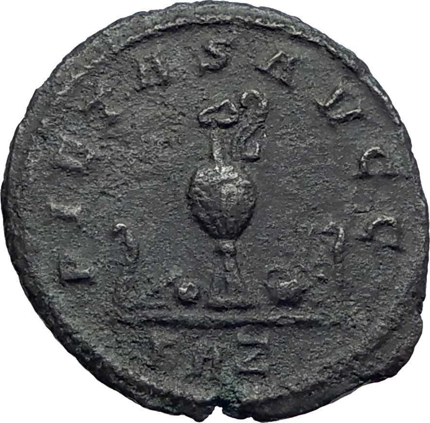 Carinus Carus son Numerian brother 282AD Ancient Roman Coin Jug, Lituus ...