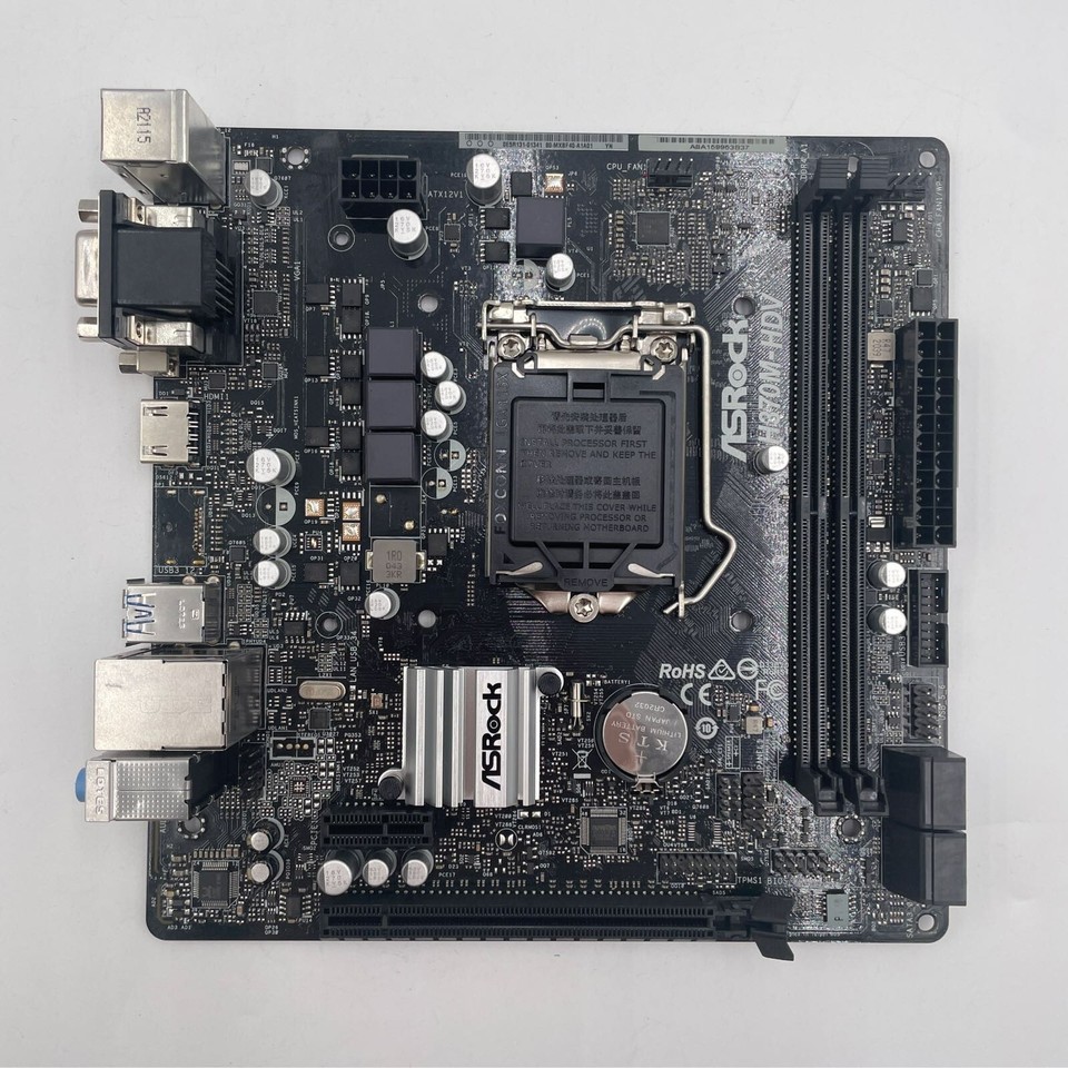 ASRock H370M-HDV LGA1151/ Intel H370/ DDR4/ SATA3&USB3.2/ Micro ATX ...