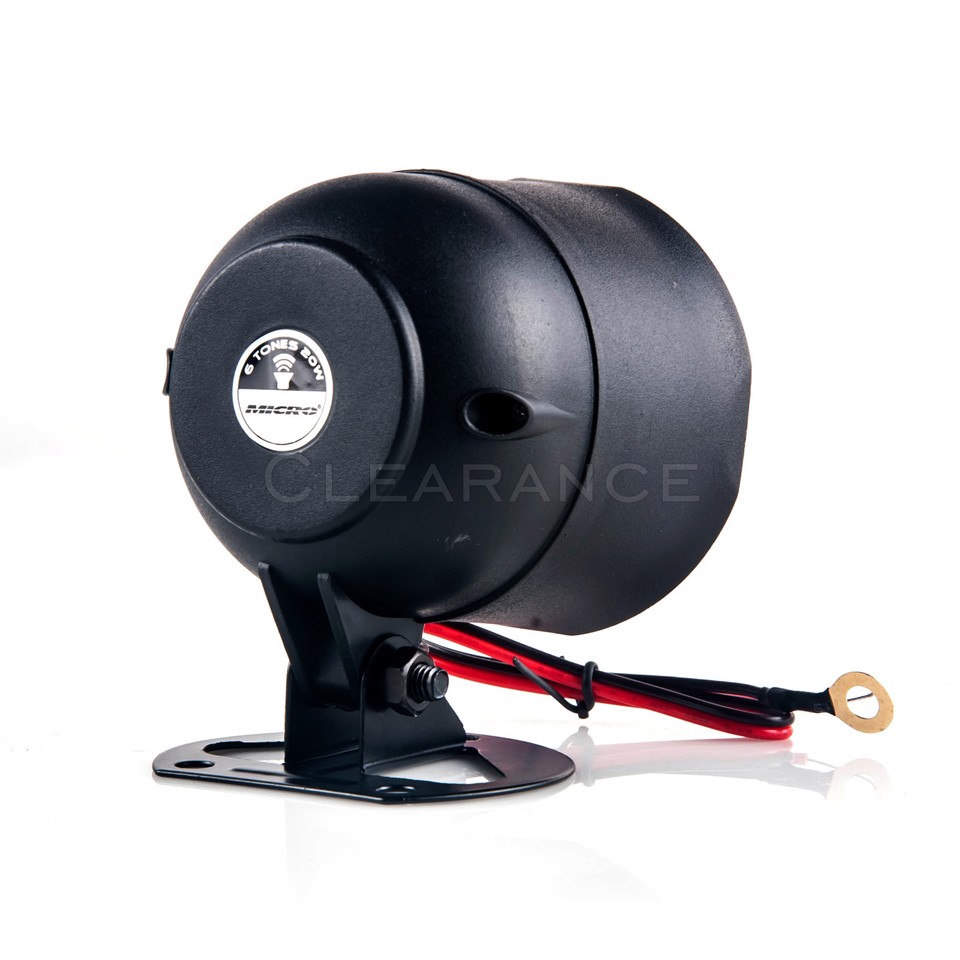 MICRO 1-Way Car Alarm Security System Keyless Entry with 2 Key Fobs | eBay