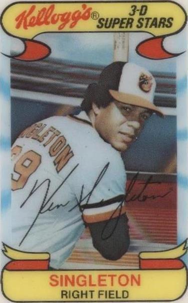 1978 Kellogg's 3-D Super Stars - Ken Singleton #55 for sale online | eBay