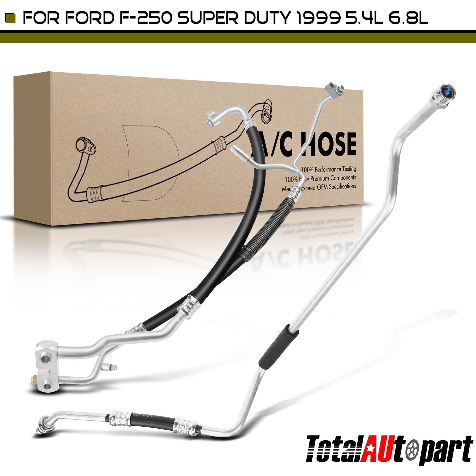 2x A/C Suction & Discharge & Liquid Line Assembly for Ford F-250 Super ...