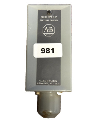 Allen Bradley Pressure Control Bulletin 836 | eBay