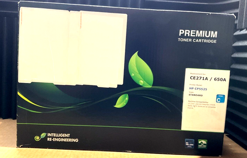 MSE Compatible HP Cyan Toner Cartridge Color LaserJet CP5520 ...