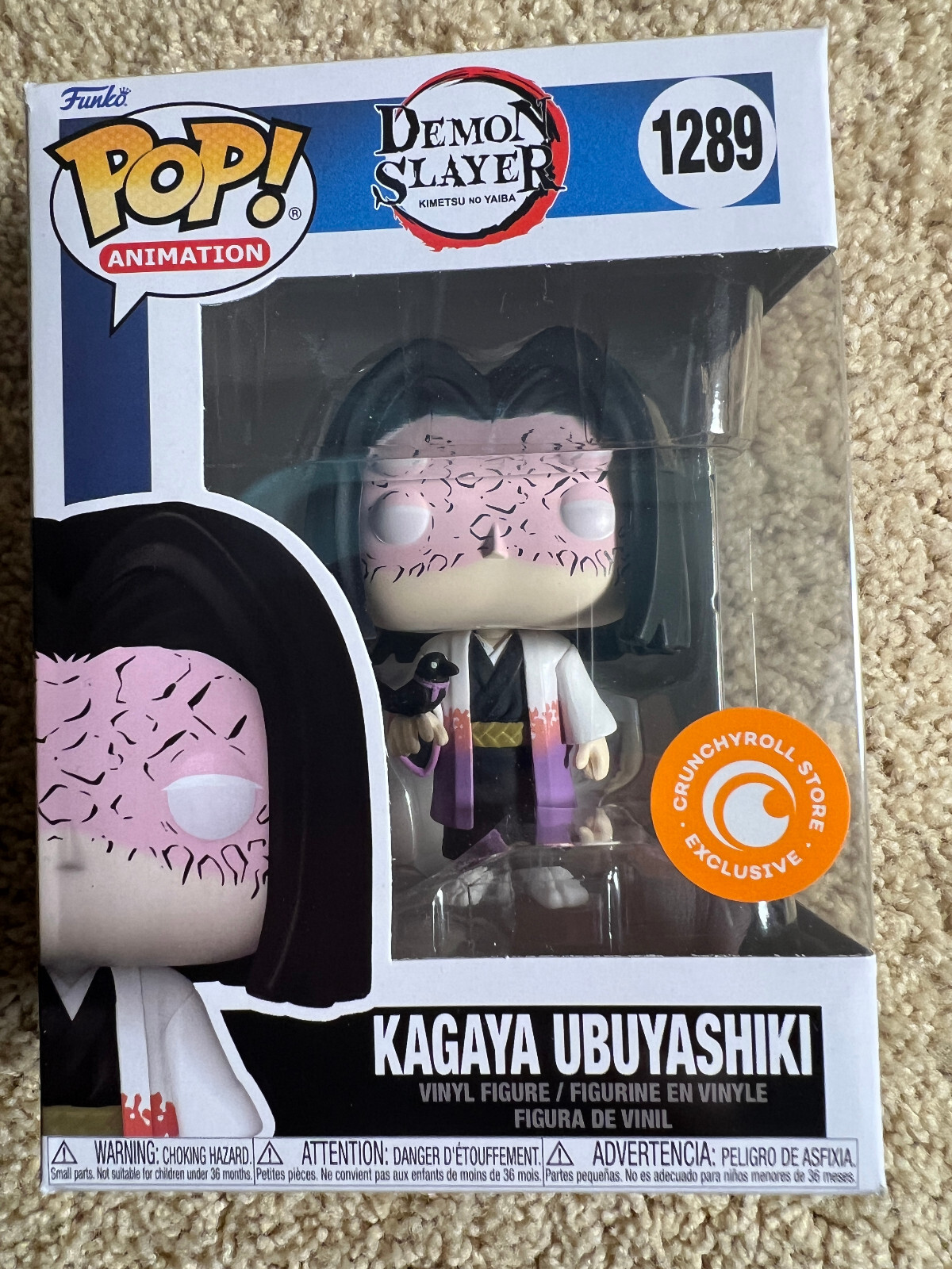 Funko Pop! KAGAYA UBUYASHIKI #1289 Demon Slayer - Crunchyroll Exclusive ...