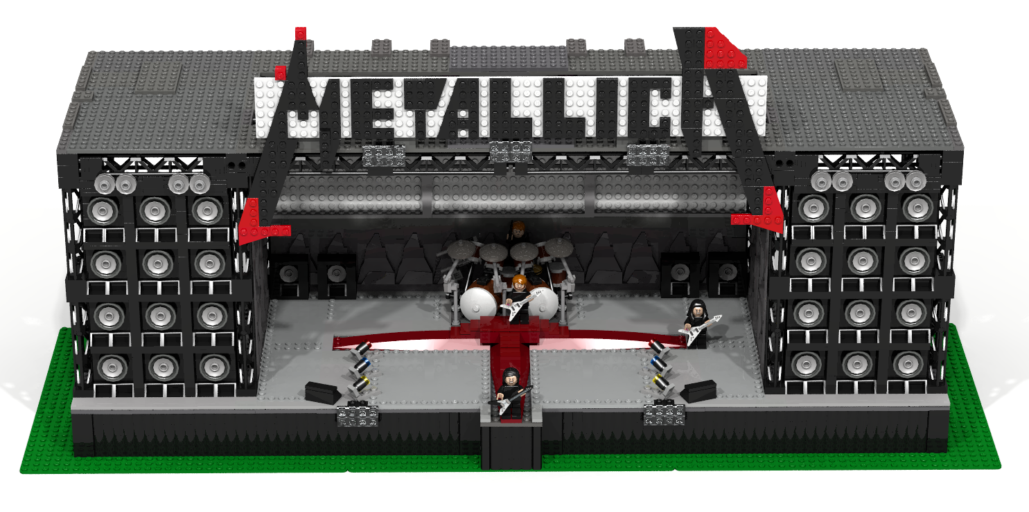 LEGO ® MOC Set. Rock concert stage Metallica. | eBay.de
