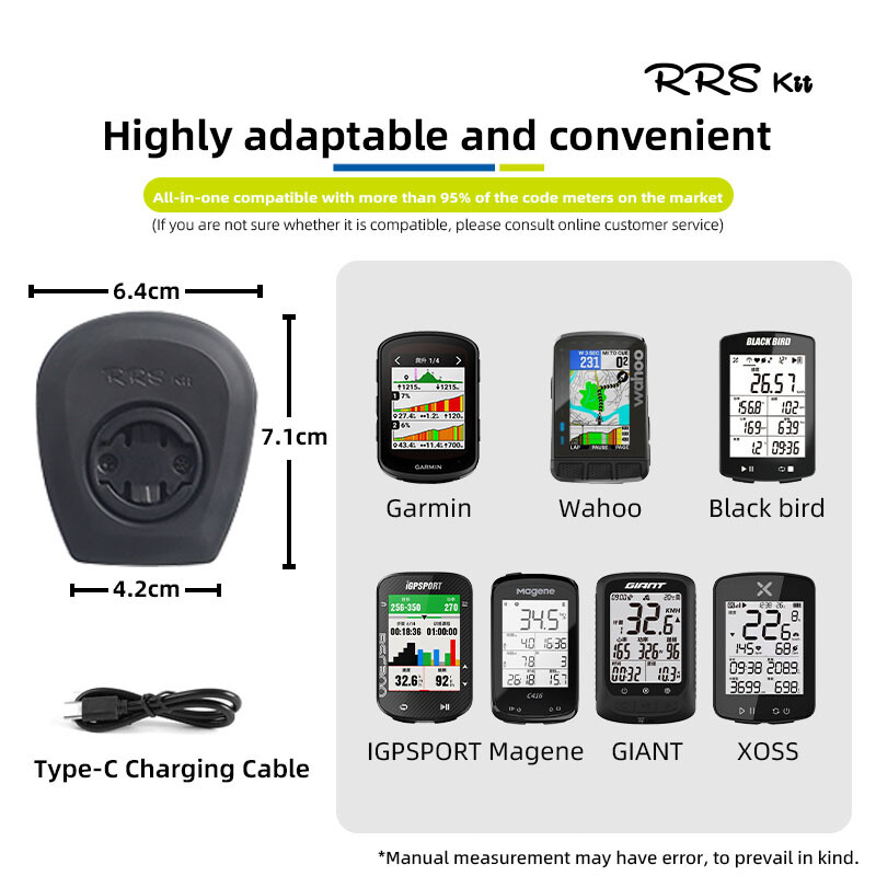 Rrskit FR200 Bicycle Front Light USB Bike Headlight - Compatible for ...