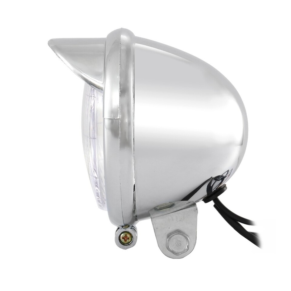 Motorcycle Visor Bullet LED Headlight For Honda Shadow VLX 600 VT600CD ...