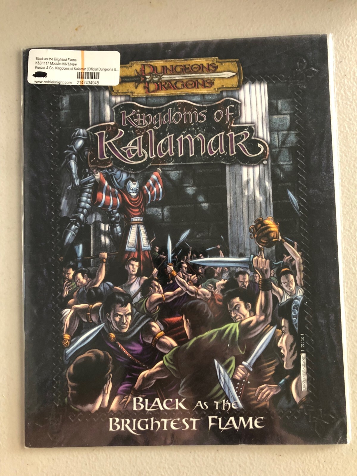 D&D Kingdoms of Kalamar Black as the Brightest Flame Adventure Dungeons ...