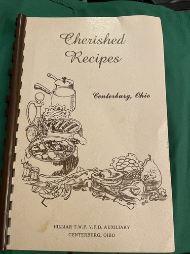 Centerburg OH Ohio Hilliar Township cookbook cook book VFD fire ...