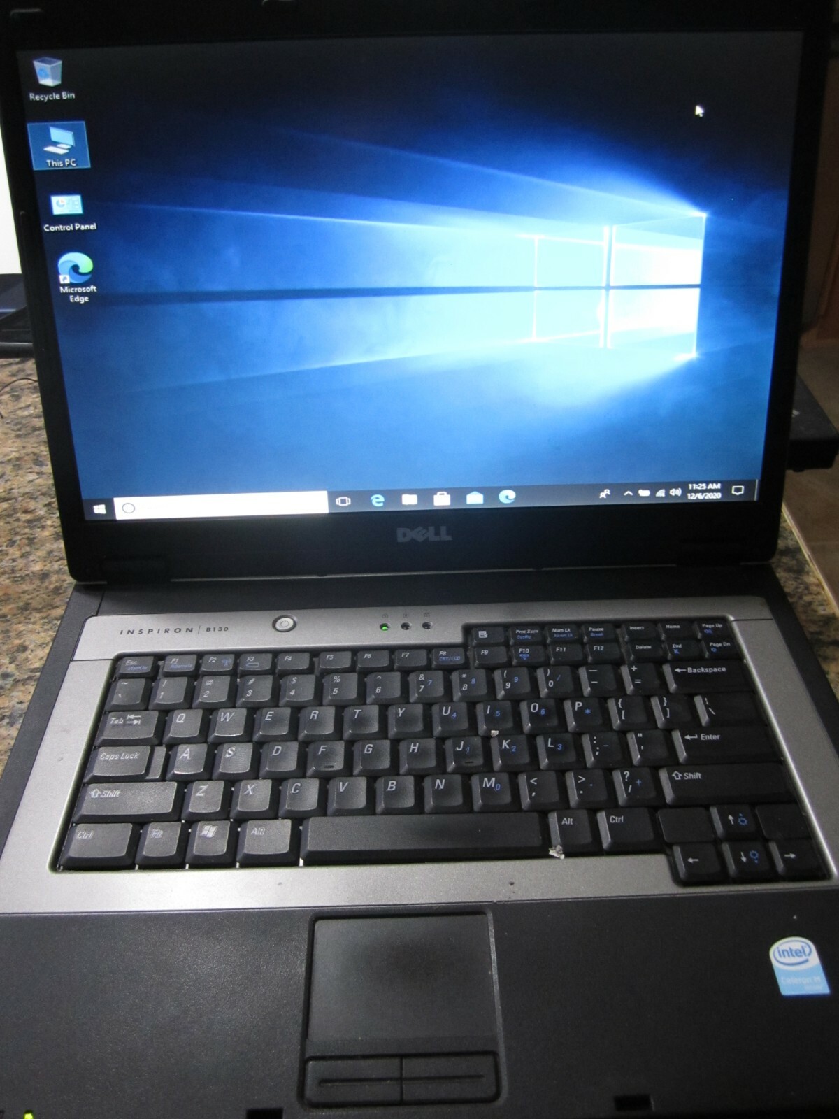 Dell Inspiron B130 Laptop 1.6 GHz 2GB RAM 120 GB HDD DVD-RW WIn 10 Pro ...