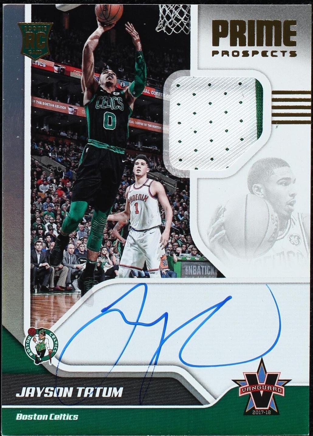 2017-18 Panini Vanguard - Prime Prospects Signatures Jayson Tatum #133 ...