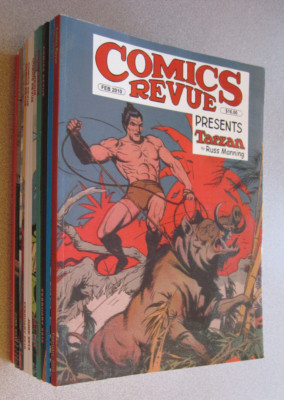 Comics Revue 12 Book Lot 2010-2018 Newspaper Strip Reprints- Tarzan ...
