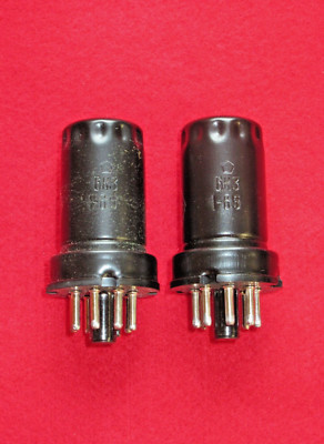 Matched pair 6K3 RUSSIAN NOS NEU Röhre über 100% Tube NEW Valve 6SK7 ...