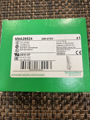 🇺🇸NEW in BOX SCHNEIDER ELECTRIC M9A26924 MULTI 9 OC CONTACT 240V AC ...