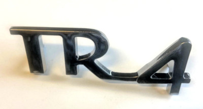 Triumph TR4 Boot Lid Badge , Metal Chrome Plate 612276 | eBay