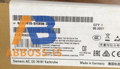 Brand New in box 6ES7410-5HX08-0AB0 SIMATIC PCS 7 CPU 410-5H ...