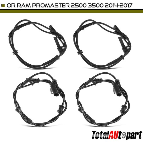 4Pcs ABS Wheel Speed Sensor for Ram ProMaster 2500 3500 2014-2017 Front ...