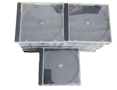 Bulk Job Lot of 25 Empty Standard Album Jewel CD Case with Black tray ...