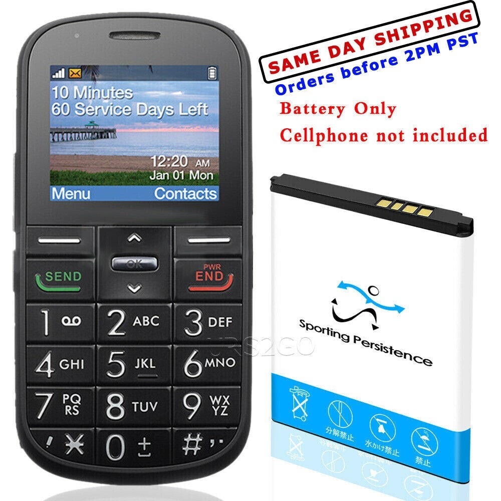 Durable 1250mAh Replacement Lithium Battery for Tracfone Alcatel One ...