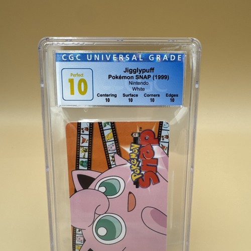 CGC Perfect 10 1999 Blockbuster Video Pokemon Snap Smart Card ...