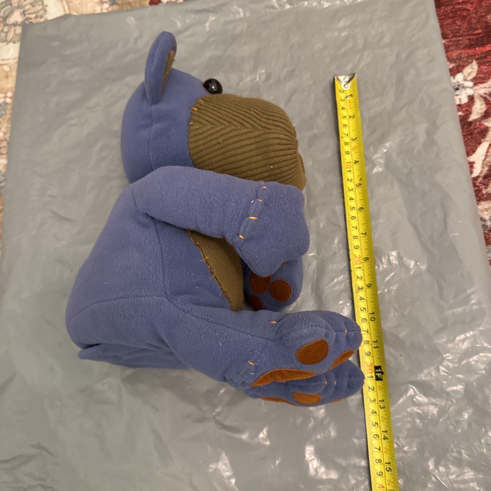 BBC CBBC Nev the Bear Talking Animatronic Plush Toy 2005 Collector's ...