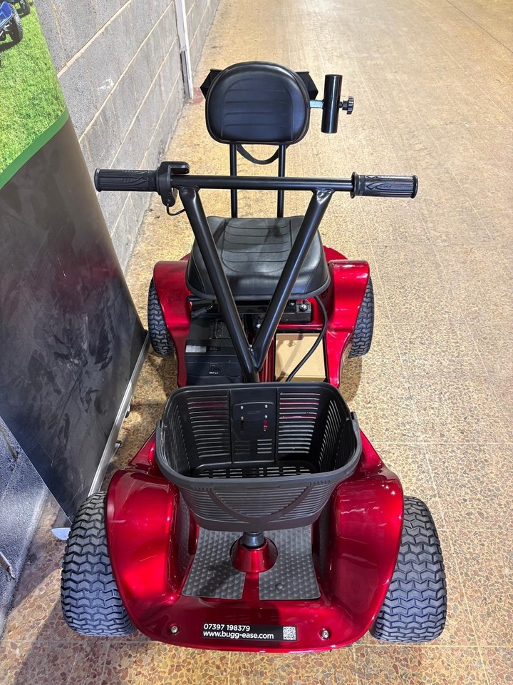 Bugg-Ease Single Seat Golf Buggy with Handlebar Twist Grip & Light Seat ...