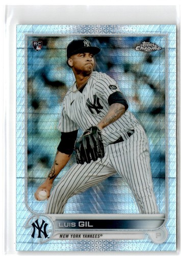 2022 Topps Chrome Luis Gil #202 New York Yankees Baseball Card | eBay