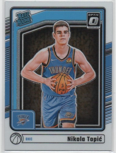 Nikola Topic Rated Rookie Card 2024-25 Panini Donruss Optic #278 | eBay