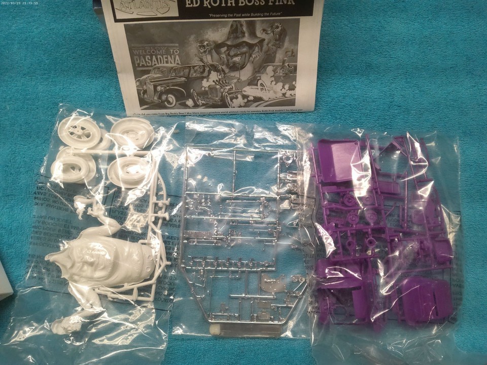 Atlantis Boss Fink Ed Big Daddy Roth 1:25 Scale Plastic Model Car Kit ...