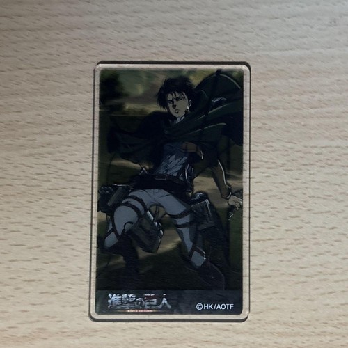 Attack on Titan Levi Acrylic Card Collectible, Waterproof, Used | eBay