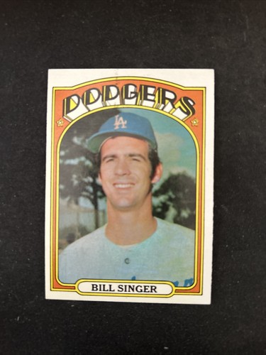 1972 Topps Card #25 Bill Singer Los Angeles Dodgers Nm Gum Stain Free ...