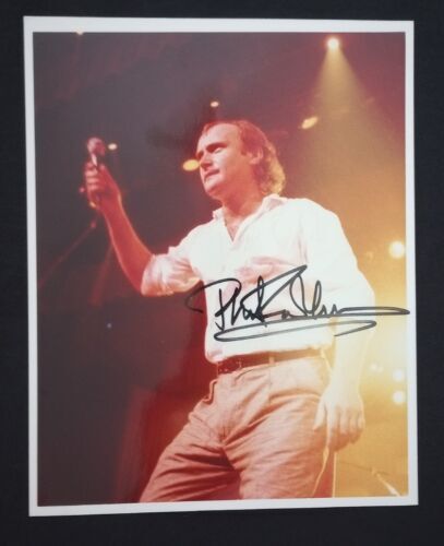 Phil Collins Autographed Signed Photo "Genesis" 8x10 With COA Authentic ...