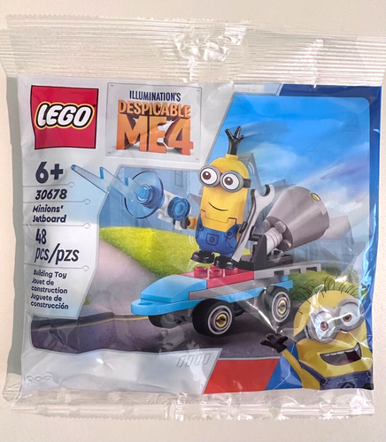 NIB LEGO 30678 Despicable Me 4 Minions Jetboard Set Toy 48 pc polybag ...