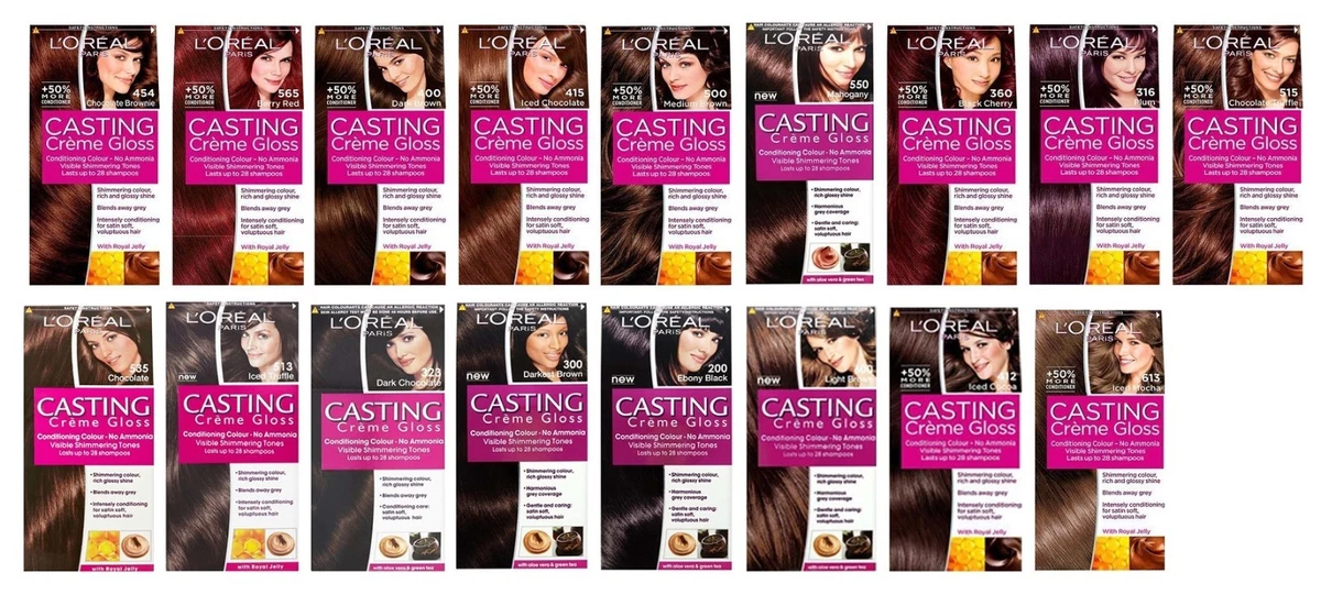 Loreal Hair Color Chart Casting