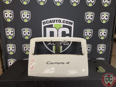 1989-1994 Porsche 911 964 Engine Lid 96451201001GRV White 111597 | eBay