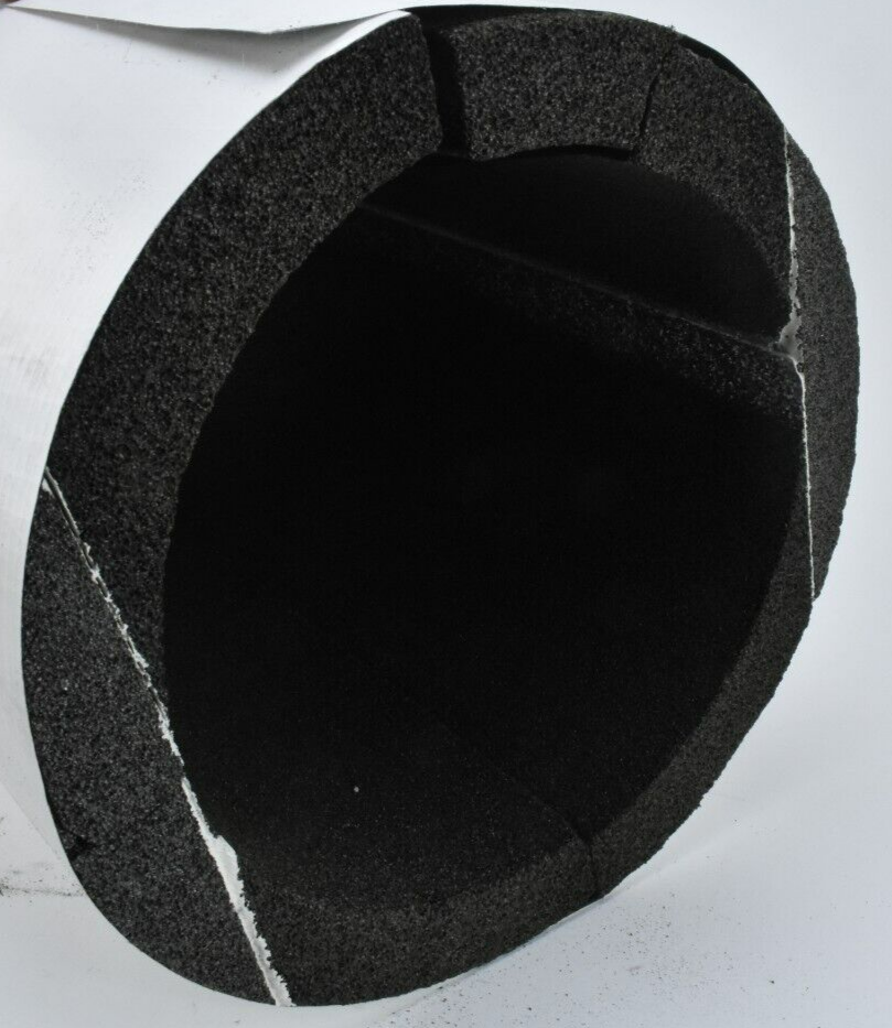 NEW Foamglas 8" IPS x 1-1/2" Thick x 24" Long ASJ-SSL Hot Pipe Cover ...