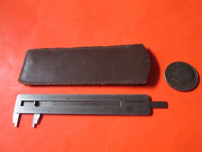 Vintage WEATHERHEAD MICROMETER CALIPER Stainless Steel Gauge CASE ...
