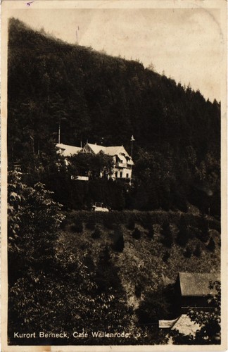 CPA AK BAD BERNECK IM FICTELGEBIRGE Cafe Wallenrode GERMANY (1381192 ...