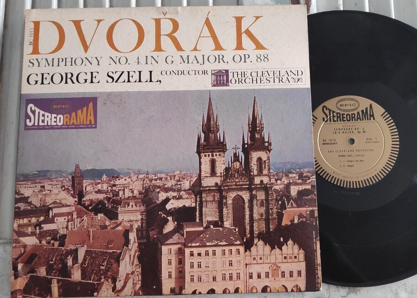 Dvorak - Symphony No. 4 Szell Epic Stereorama BC 1015 LP No SAX EX | eBay