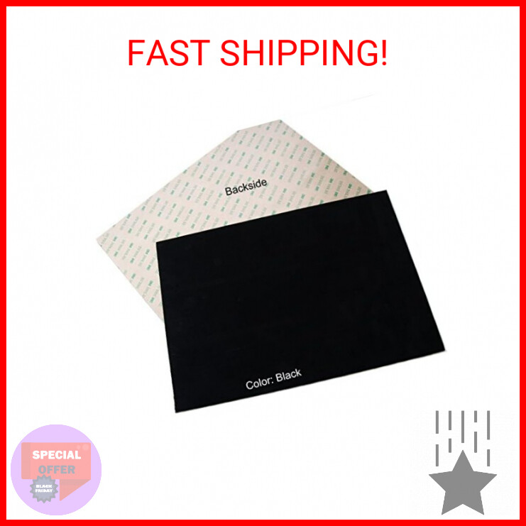 Premium Quality Suede Sheets 8.5"x12" with Super-Strong self-Adhesive ...