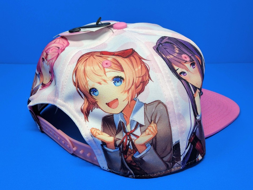 Doki Doki Literature Club Snapback Cap Hat Figure Monika Sayori Natsuki ...