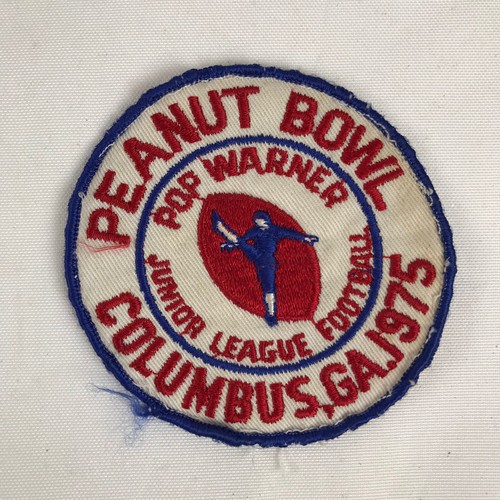 Vintage Pop Warner Peanut Bowl Columbus, GA 1975 Junior league Football ...