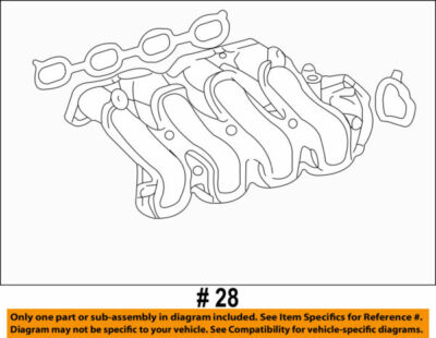 17120-21020 Toyota Manifold, intake 1712021020, New Genuine OEM Part | eBay