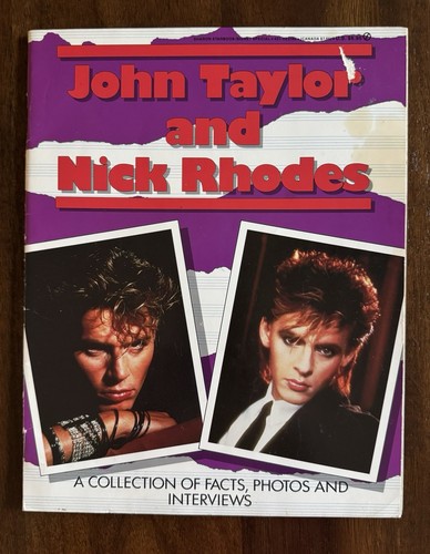 John Taylor Nick Rhodes Book DURAN DURAN 1985 | eBay