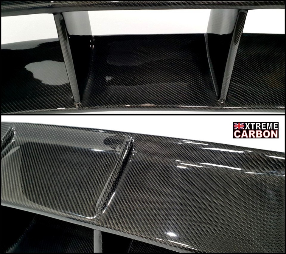 Carbon FULL WRC SPEC Fins Rear Boot Spoiler FOR Subaru Impreza 2008 ...