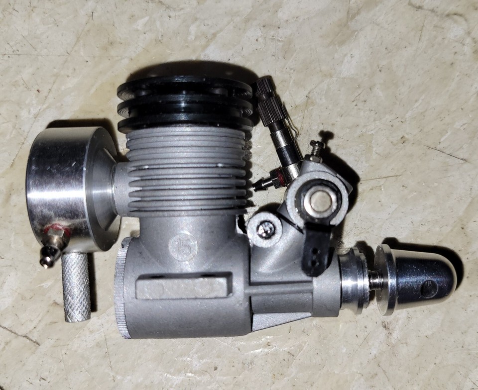 AP Yellowjacket .15 RC Nitro Airplane Engine w/OS LC3 Glow Plug - NIB ...