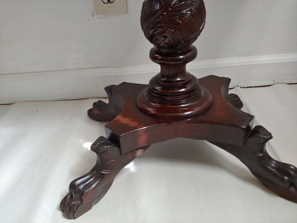 Mahogany Dropleaf Server / Parlor Table Thomas Day | eBay