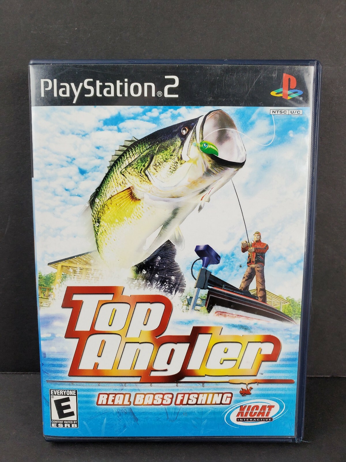 Top Angler: Real Bass Fishing (PlayStation 2 PS2, 2002) Complete Game ...